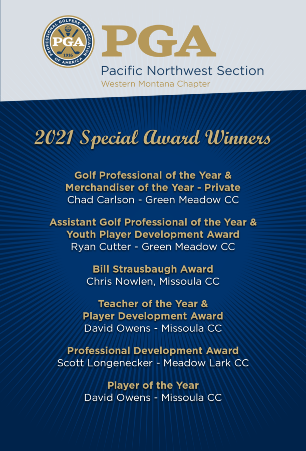 2021 Wmc Pga Award Winners Western Montana Pga